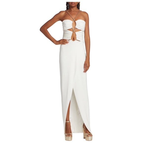DUNDAS | Dresses | Dundas Chain Link Cut Out Gown | Poshmark